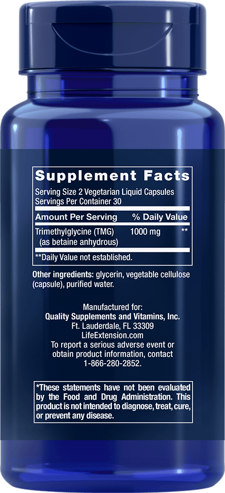 Life Extension | TMG | Vitamin Choice Outlet